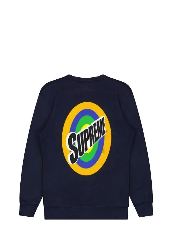 Supreme Spin Crewneck Sweatshirt - Navy Blue