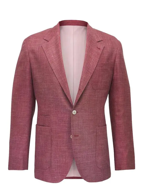 Brunello Cucinelli Patch-pocket Blazer - Red