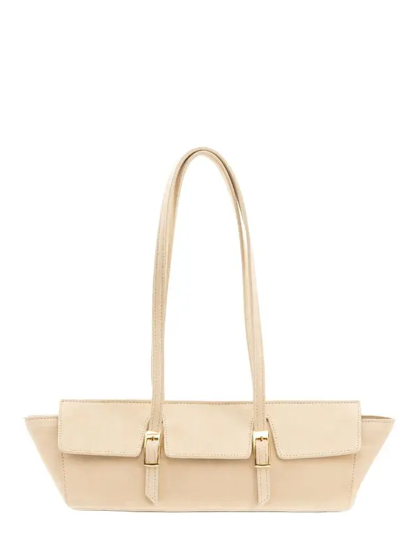 ELLEME Le Bateau Suede Shoulder Bag - Sand