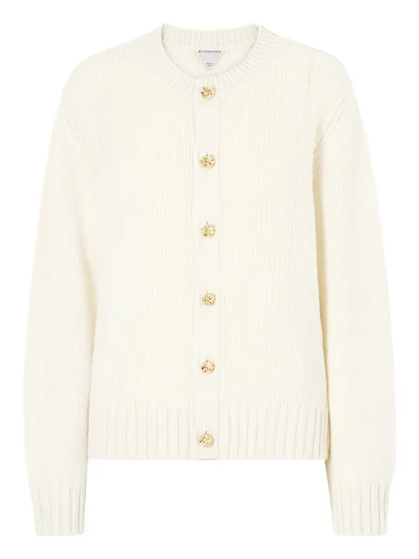 Bottega Veneta Cashmere Cardigan - Neutrals