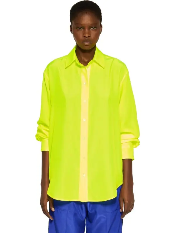 Serena Bute Oversized Shirt - Bright Yellow