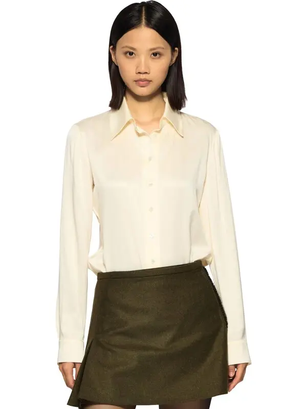 Serena Bute Silk Serena Shirt - Beige/cream