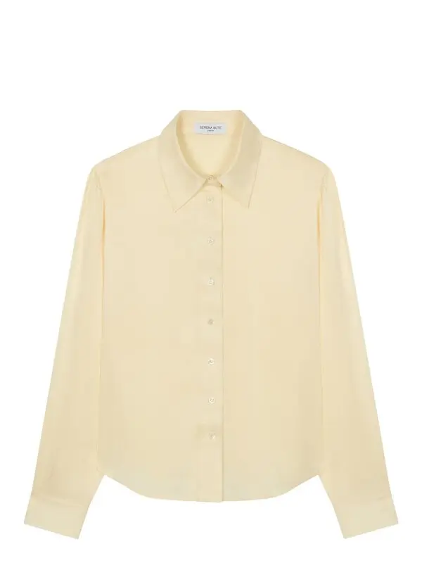 Serena Bute Silk Serena Shirt - Beige/cream