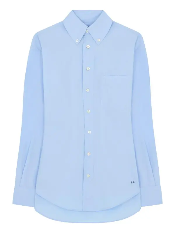 Serena Bute Johnny Fitted Shirt - Blue