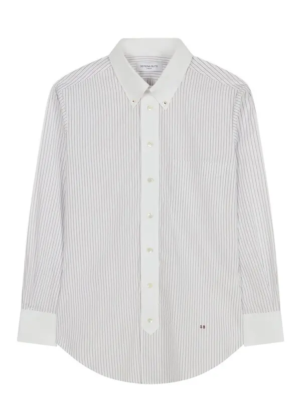 Serena Bute Johnny Fitted Shirt - Striped