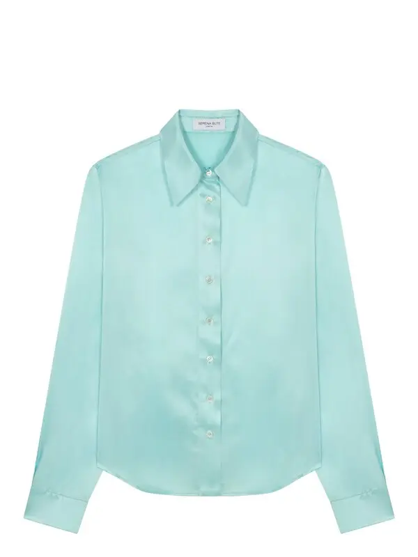 Serena Bute Silk Serena Shirt - Blue