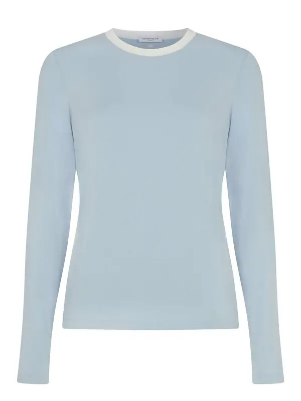 Serena Bute Long Sleeve T-shirt - Blue