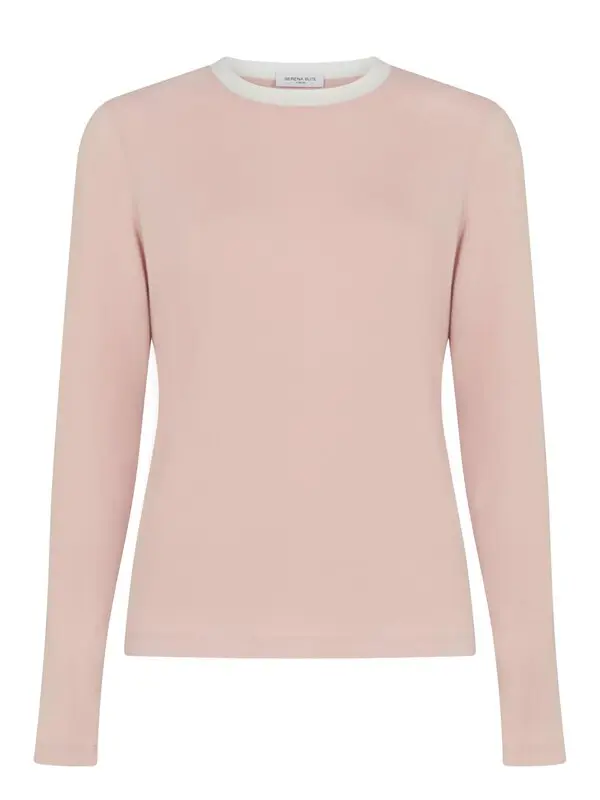 Serena Bute Jersey Long Sleeve T-shirt - Pink