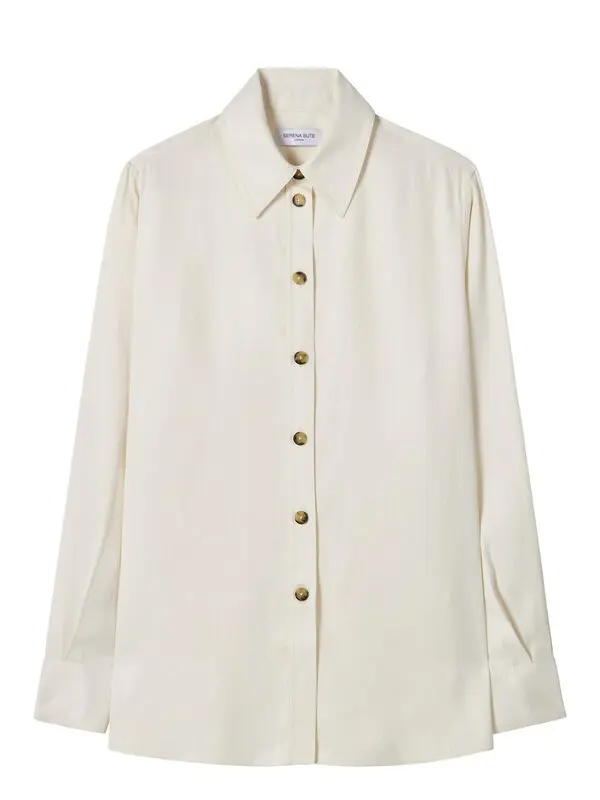 Serena Bute Relaxed Fit Shirt - Cream
