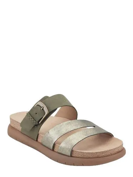 Earth Ayden Slide Sandal - Dark Green