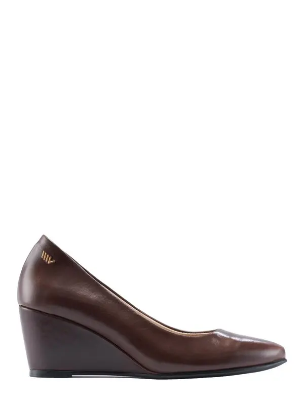 VISCATA Verona Leather Wedges - Expresso