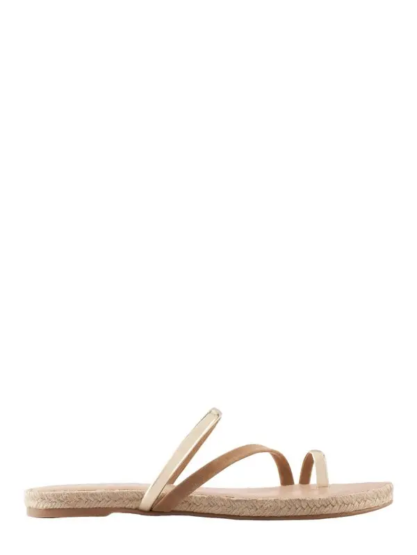 VISCATA Miramar Suede Espadrille Sandal - Camel