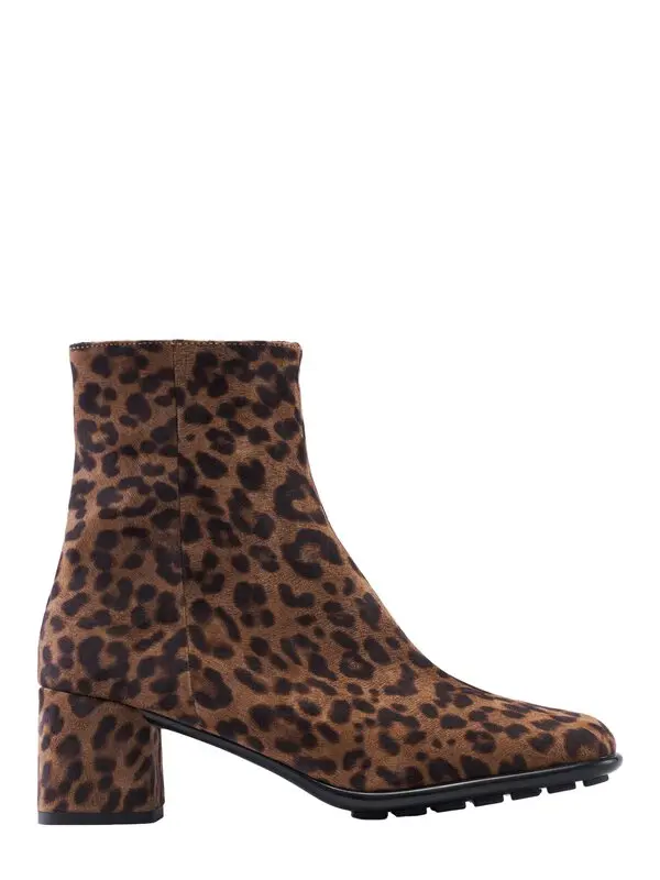 VISCATA Bergamo Suede Ankle Boots - Animal Print
