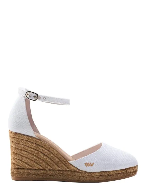 VISCATA Estartit Espadrille Wedges - White