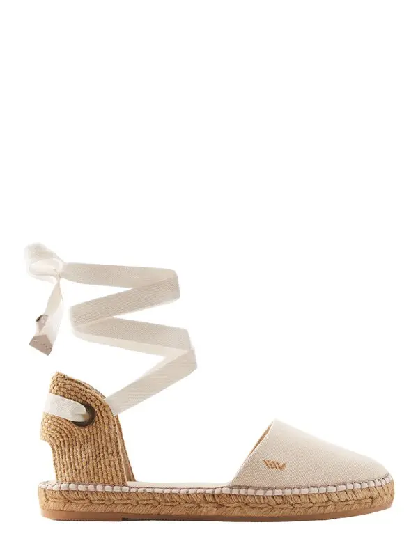 VISCATA Candell Canvas Espadrille - Beige