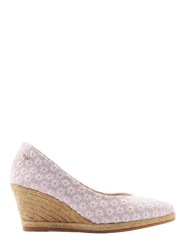 VISCATA Espadrille Wedge - Daisy Pink