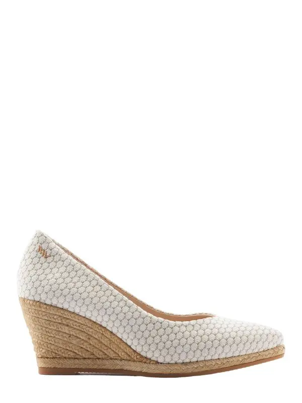 VISCATA Espadrille Wedge - White Mesh