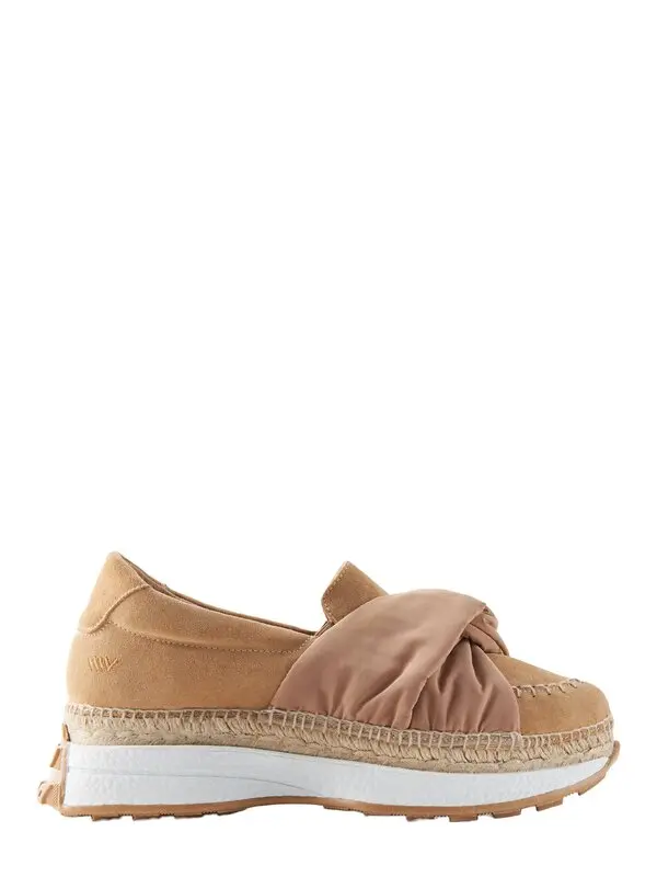 VISCATA Giverola Suede Espadrille Sneakers - Camel