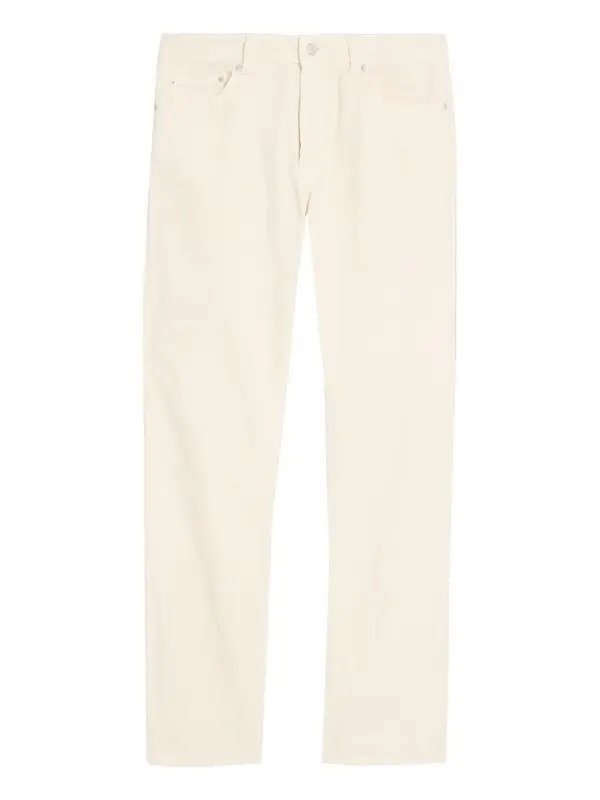 Officine Générale Cotton-corduroy Pants - Cream