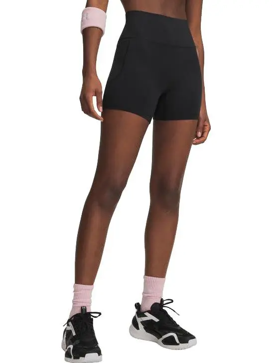 Under Armour Meridian Middy High-waist Bike Shorts - Black//black