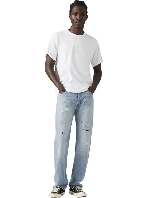 LEVI'S 501 Original Jeans - Fixing The Car Distressed