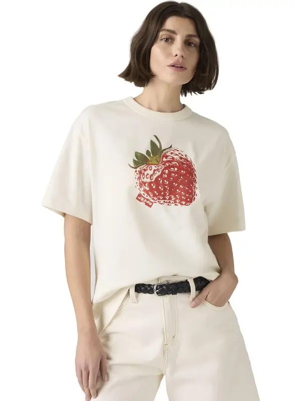 LEVI'S Graphic Tabor T-shirt - Heart Strawberry