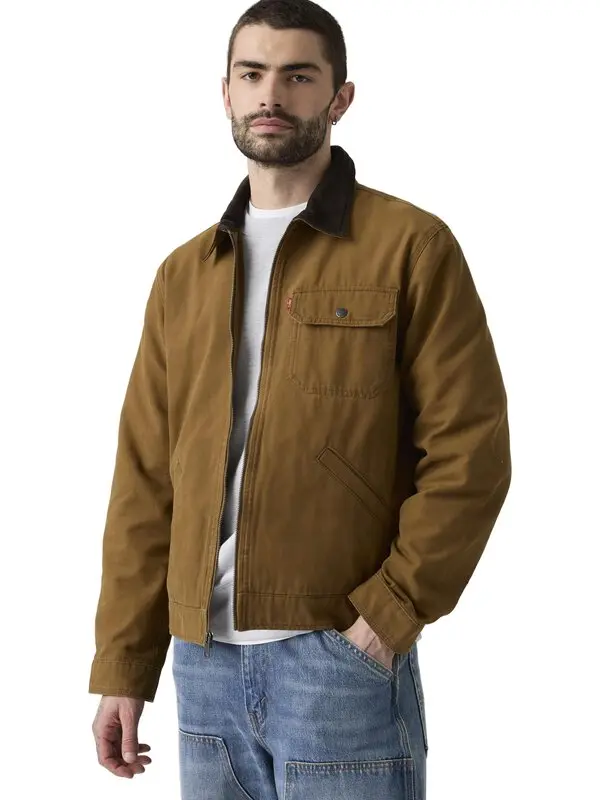 LEVI'S Utility Zip Jacket - Brown