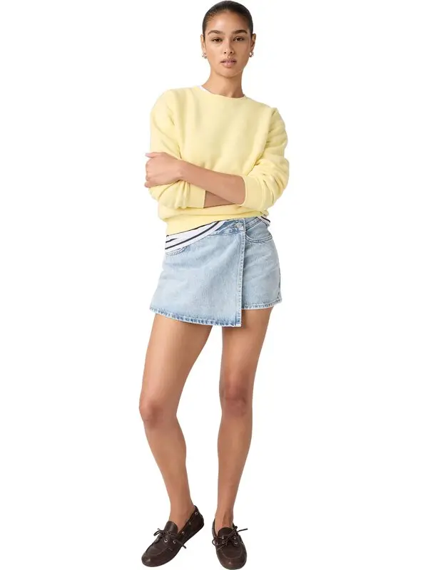 LEVI'S Crossover Skort - Abraided Art Skirt