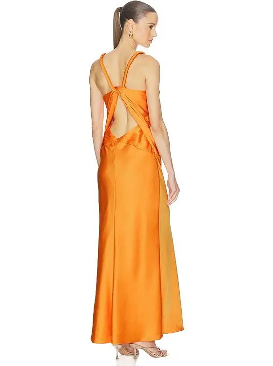 ET OCHS Tatum Gown - Tangerine