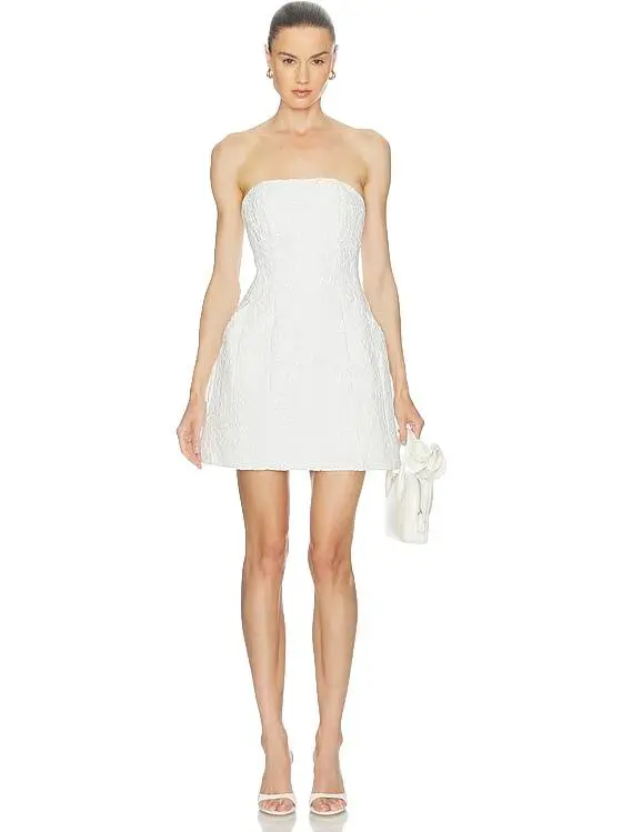 Bardot Karoline Lace Mini Dress - Orchid White