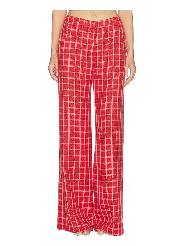 Amanda Uprichard Saddler Pants - Red