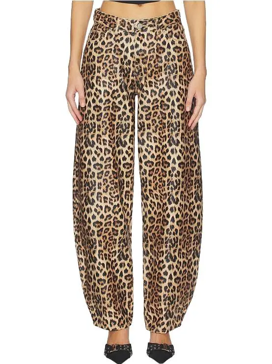 DR. DENIM Nanci Barrel - Leopard