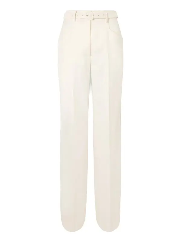 Gabriela Hearst Norman Wide-leg Linen Pants - Neutrals