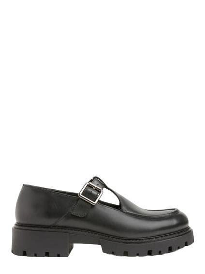 CELTIC & CO. Chunky T-bar Loafer - Black