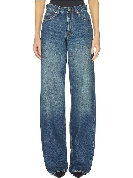 DR. DENIM Donna Wide Leg Jeans - Blue