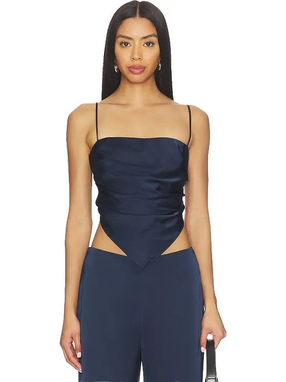 Amanda Uprichard Juna Top - Navy