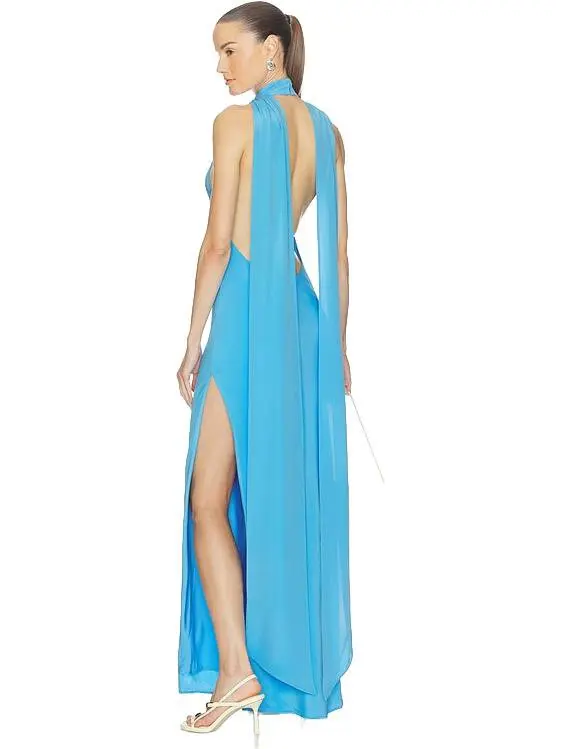 Cult Gaia Doe Dress - Blue