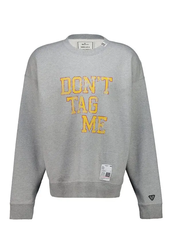 Mihara Yasuhiro Printed Relaxed Sweatshirt - Grey