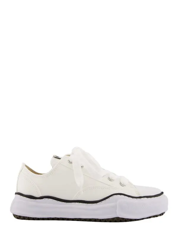 Mihara Yasuhiro Peterson Og Sole Canvas Low-top Sneakers - White