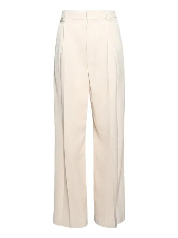 Wardrobe.NYC Tailored Trouser - Cream