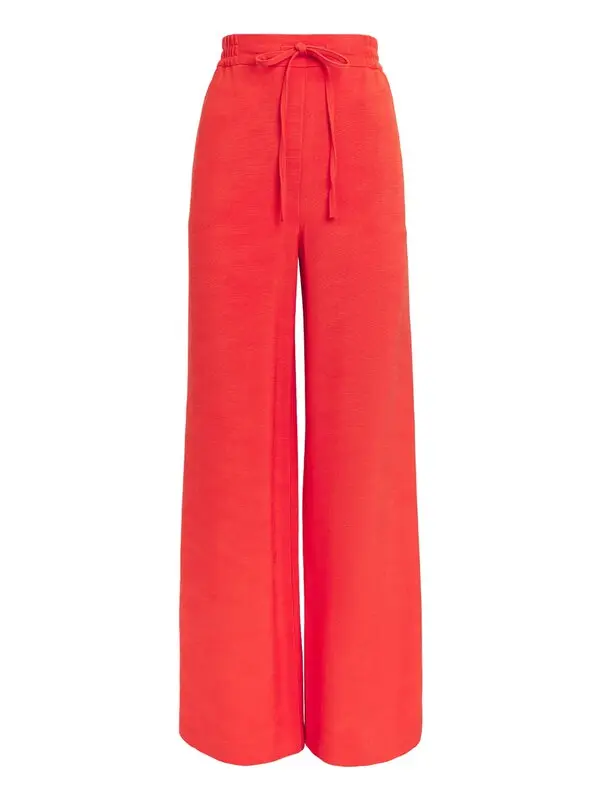Claudie Pierlot Wide-leg Tailored Trousers - Yellow