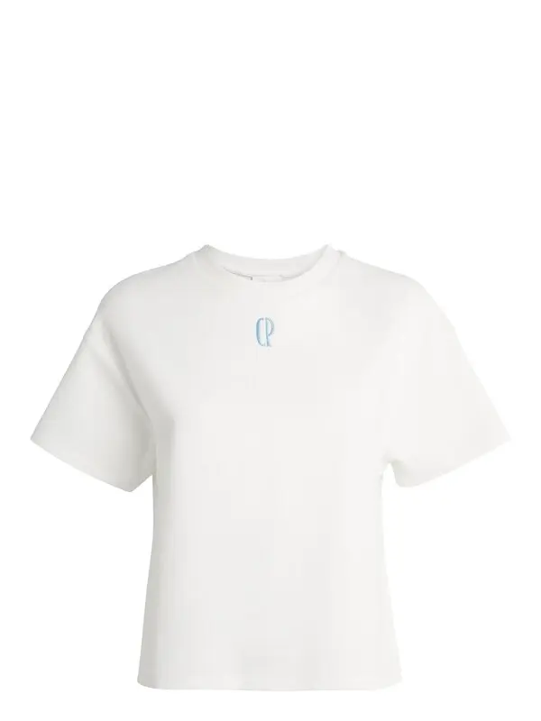 Claudie Pierlot Cotton Piqué T-shirt - White