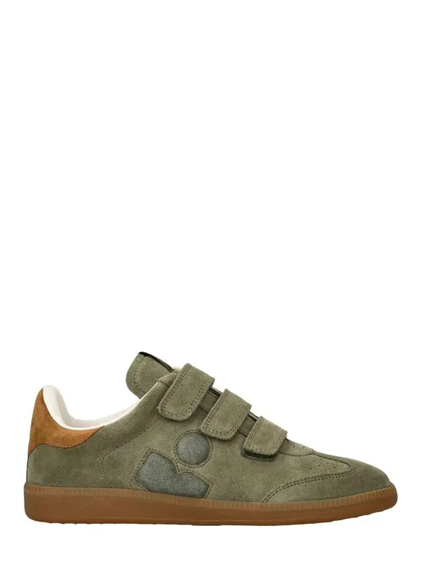 Isabel Marant Suede Beth Logo Sneakers - Green