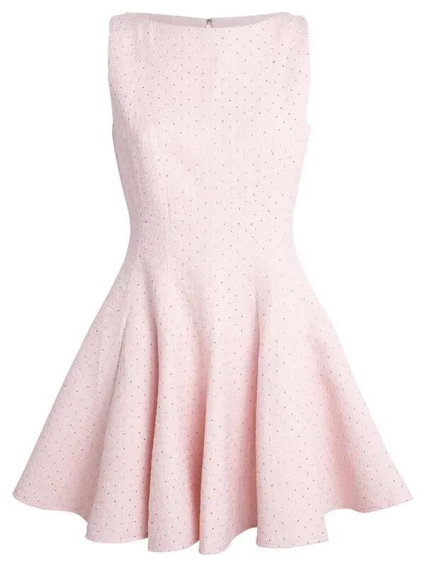 Maje Tweed Mini Dress - Pink