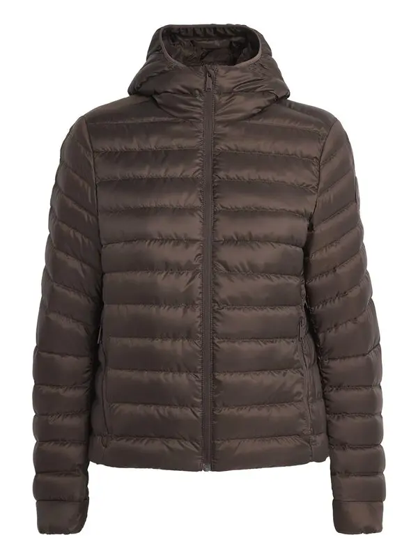 Canada Goose Quilted Aethera Hooded Jacket - Brown