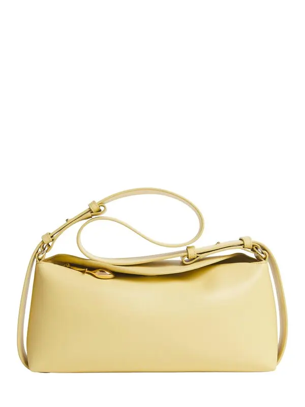 Erdem Leather Bloom East West Shoulder Bag - Yellow