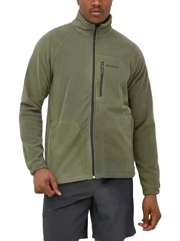 Columbia Zip-pocket Sweater - Green