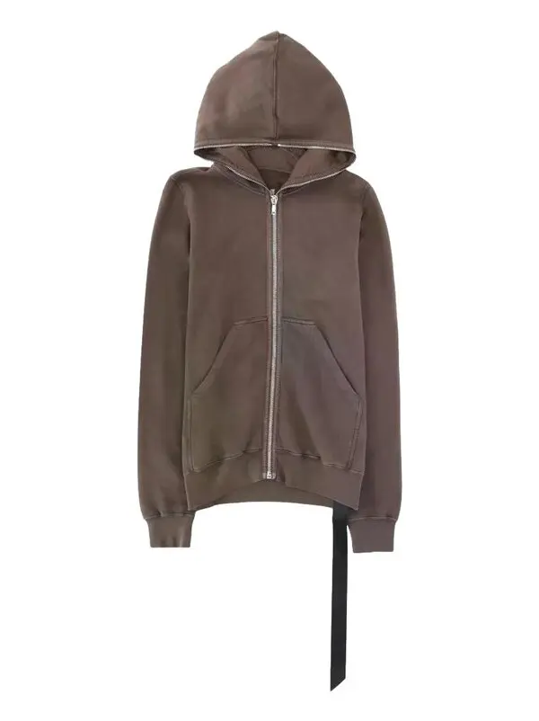 Rick Owens Zipped Hoodie - Brown