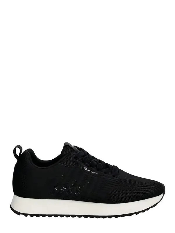 Gant Lace-up Knit Sneakers - Black