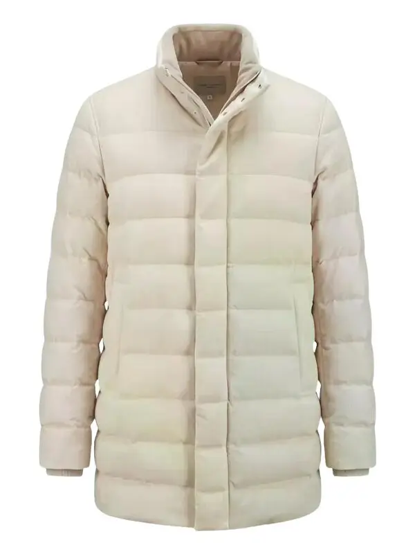 Herno Quilted Coat - Neutrals